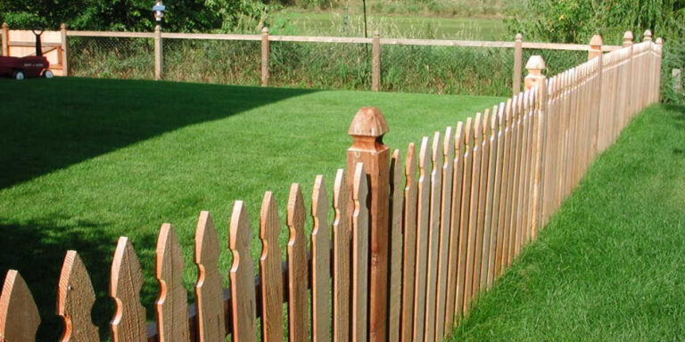 Wood Picket Fence Tops - Midwest Fence